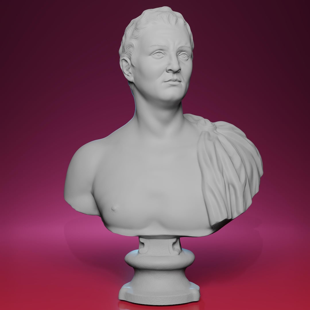 3D Printed Bust of Baron Philipp Von Stosch – Inspired by the Bode ...