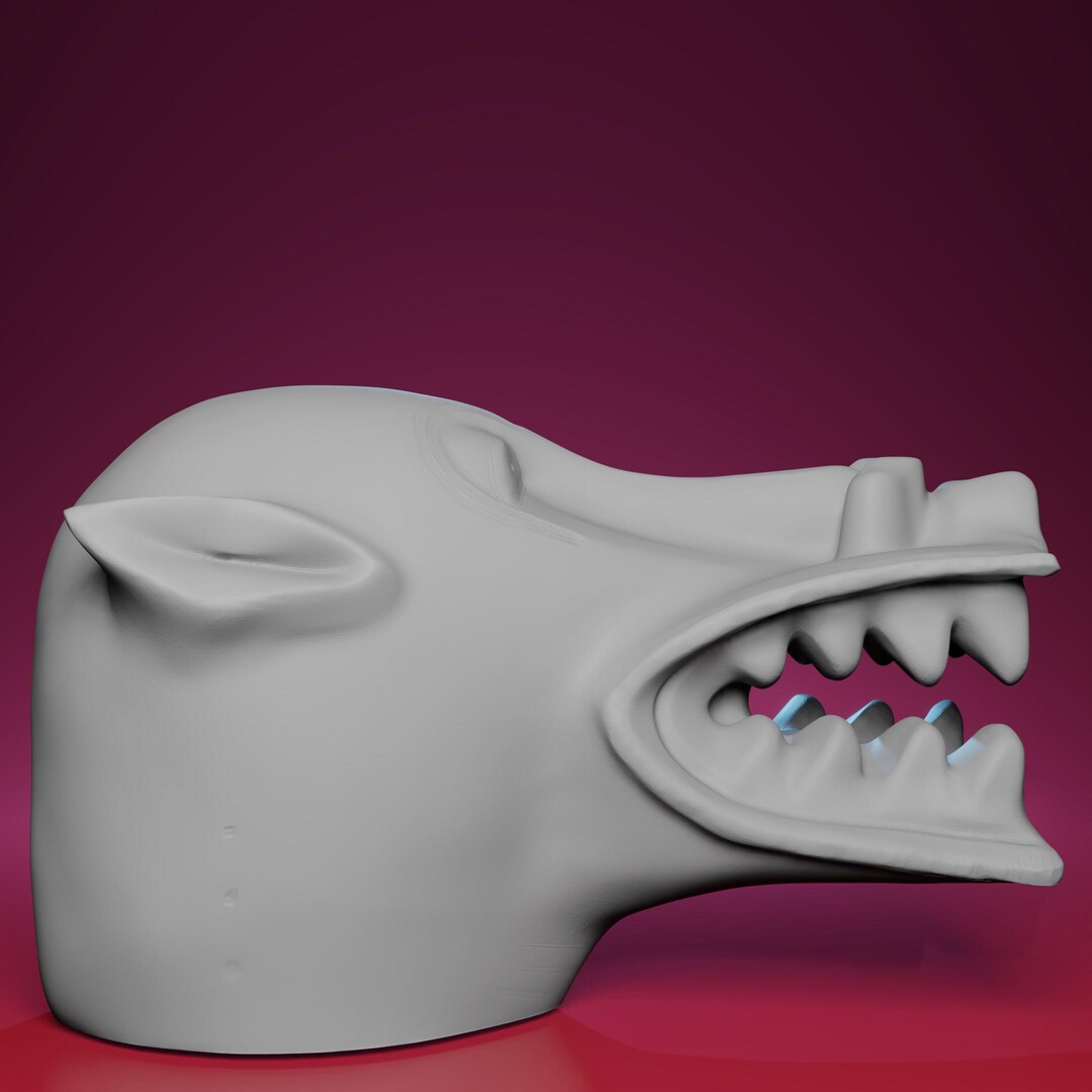 3D Printed Kalabari Ijo Hippopotamus Mask - Inspired by the British ...