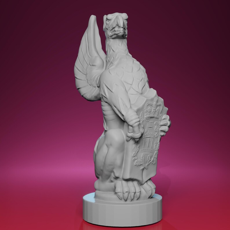 3D Printed the Griffin of Edward III Statue – Inspired by the Palm ...