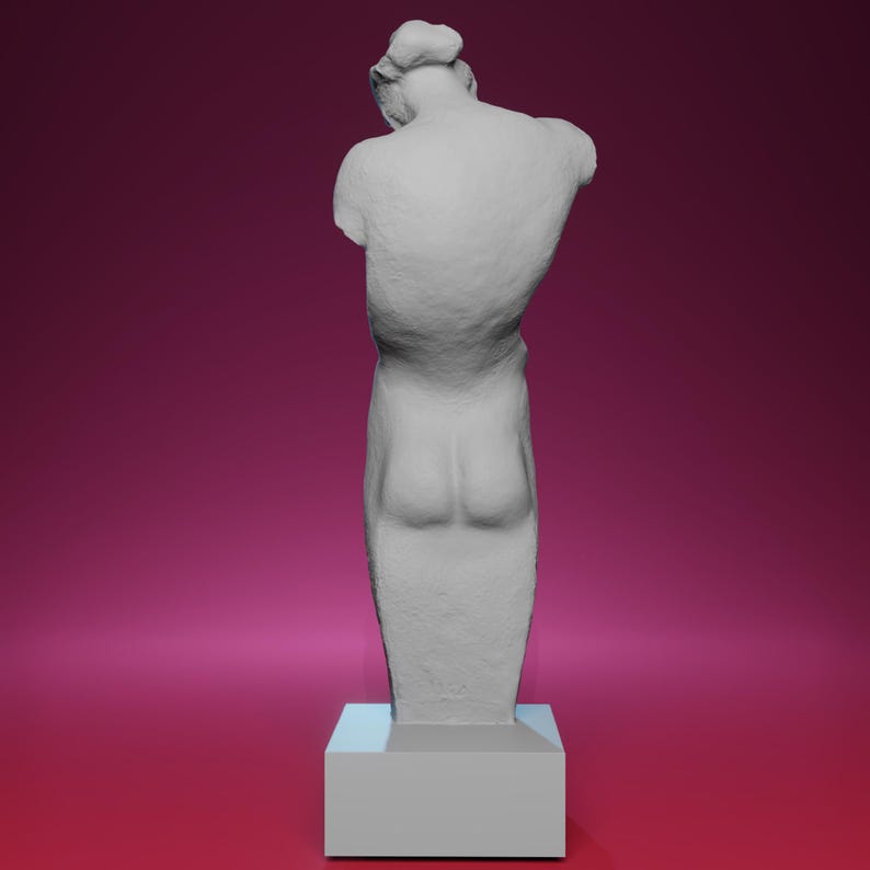 3D Printed Herm of Priapus Statue - Inspired by the Archaeological ...
