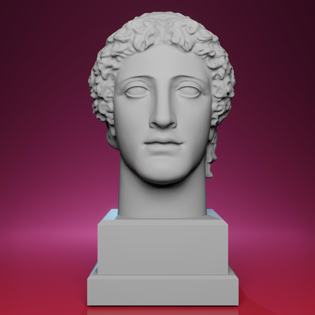 3D Printed Head of Apollo (kassel Type) - Inspired by Museo ...