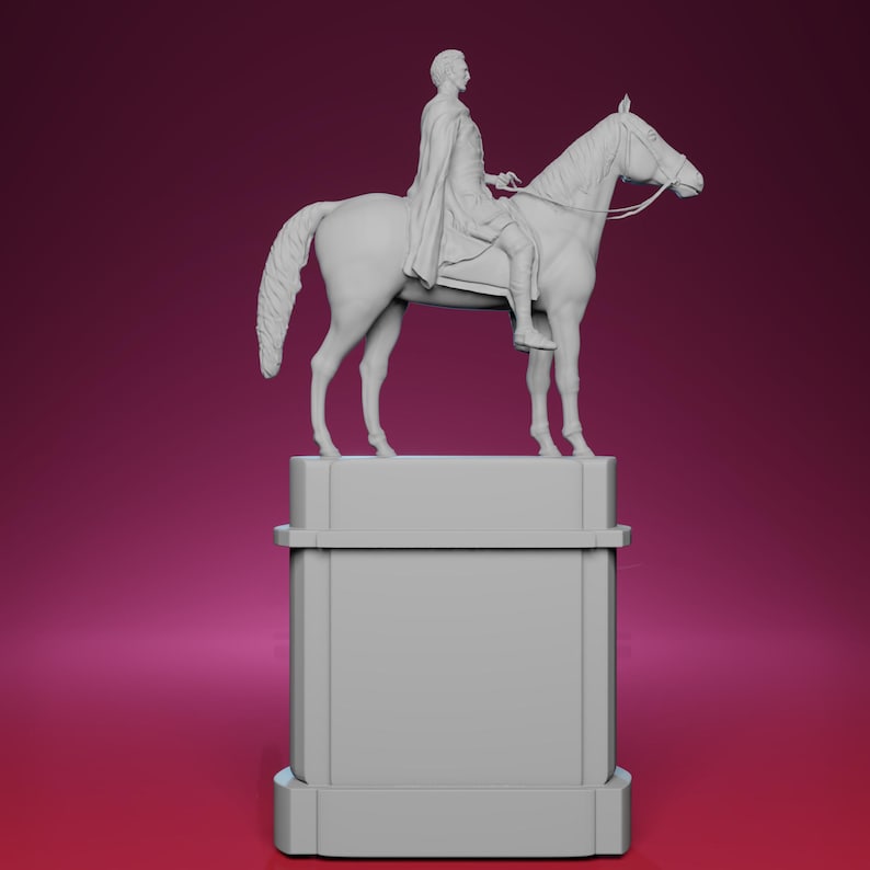 3D Printed Duke of Wellington Statue – Inspired by Bank Junction ...