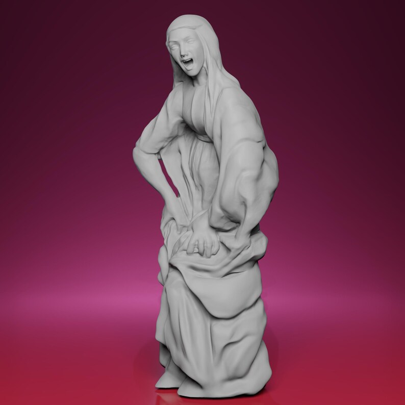 3D Printed Mary Salomé Statue - Inspired by Santa Maria Della Vita ...
