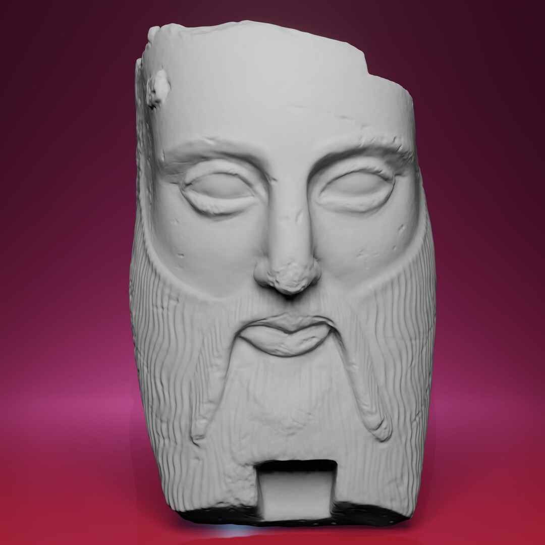 3D Printed Mask of the River God Achelous – Inspired by Altes Museum in ...
