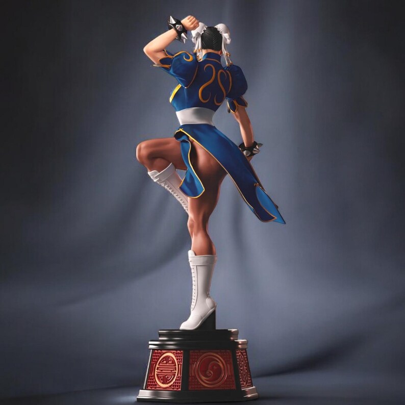 Chun Li STL File: Street Fighter 3D Model - Etsy