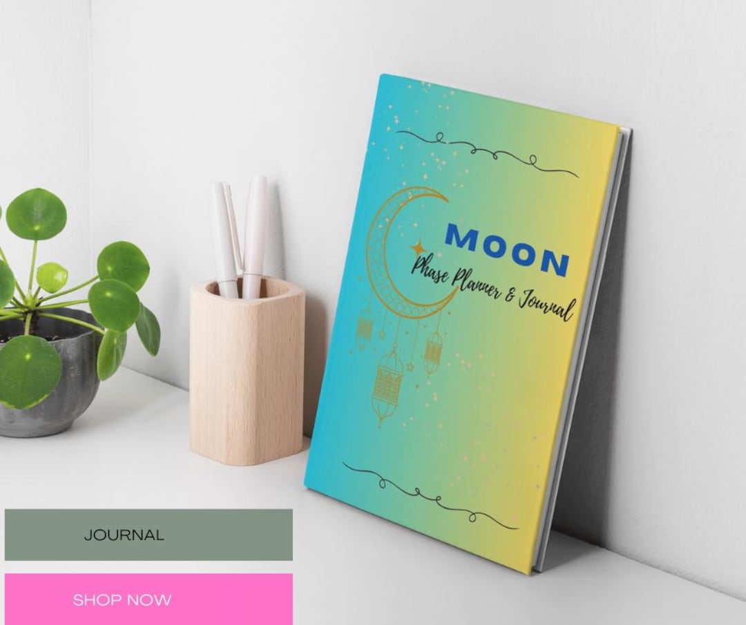 Moon Phase Planner and Journal – Lunar Manifestation Tracker | New ...