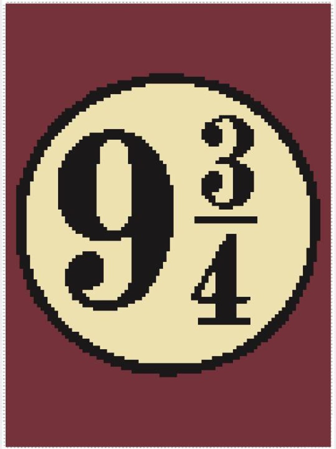 C2C Harry Potter Hogwarts Express Crochet Blanket Pattern Instant ...