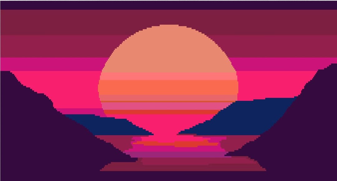 Sunset Crochet Blanket Pattern Instant Download Graphghan - Etsy