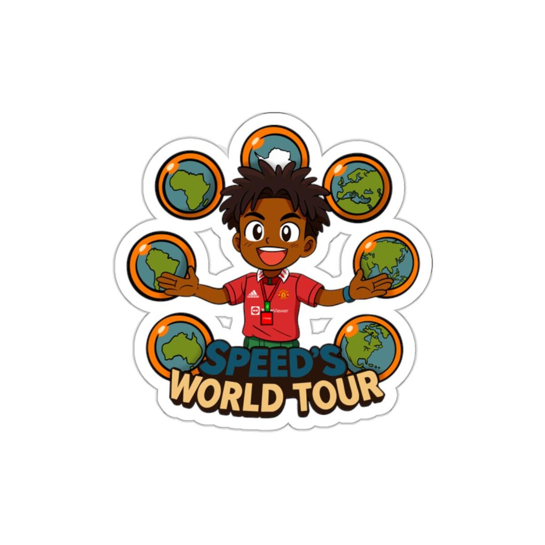 Unofficial Ishowspeed's World Tour Sticker Design (fan Art Style) - Etsy