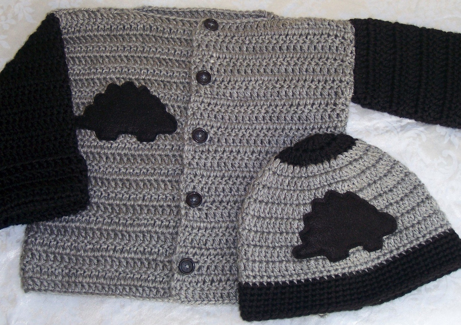 Dinosaur Sweater, Crochet Sweater, Crochet Dinosaur Sweater - Etsy