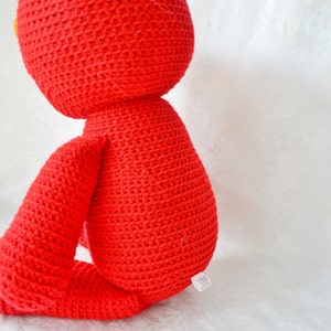 Crochet Monster, Red Monster, Crochet Monster Toy, Crochet Doll - Etsy