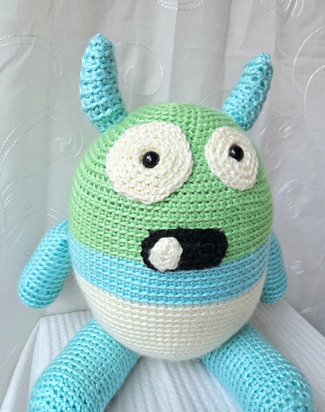 Kooky Monster Series 003 - Plushy, Crochet Monster - Unique, Original ...