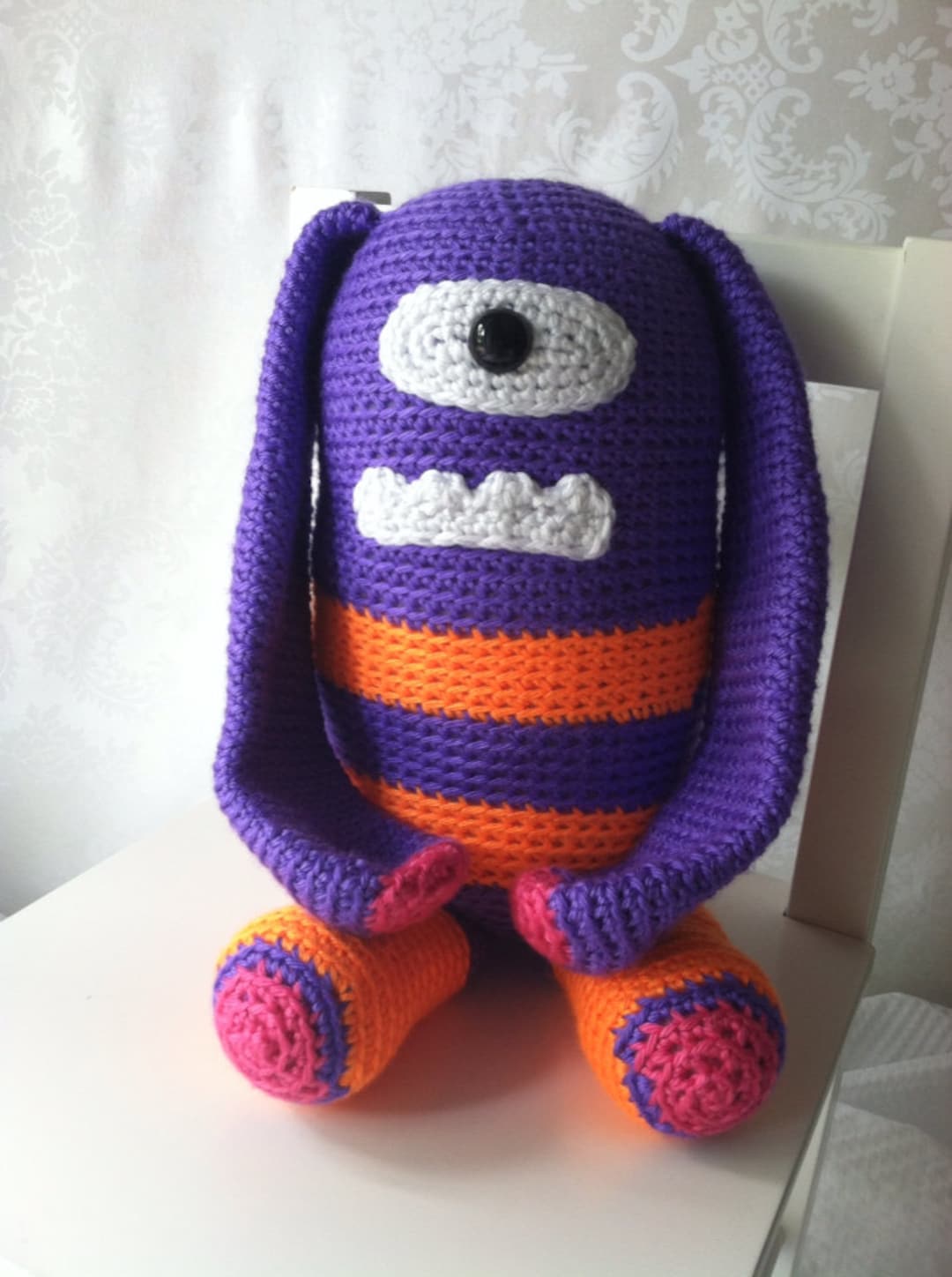 Kooky Monster Series 002, Crochet Monster, Monster Doll, OOAK Original ...