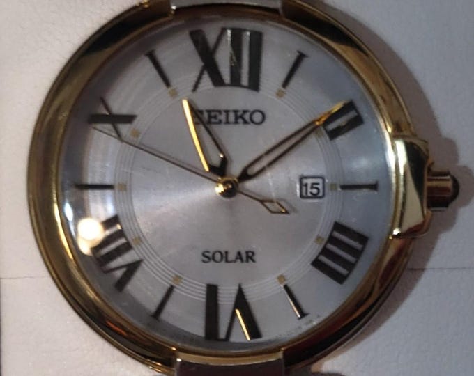 Seiko, Watch, Japan, Solar, Roman Numeral, Classic - Etsy