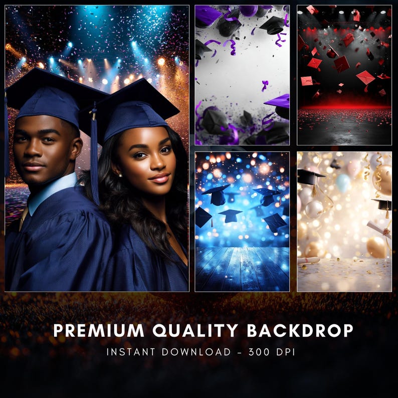 100 Graduation Photography Backdrops: Senior Portrait Backgrounds ...