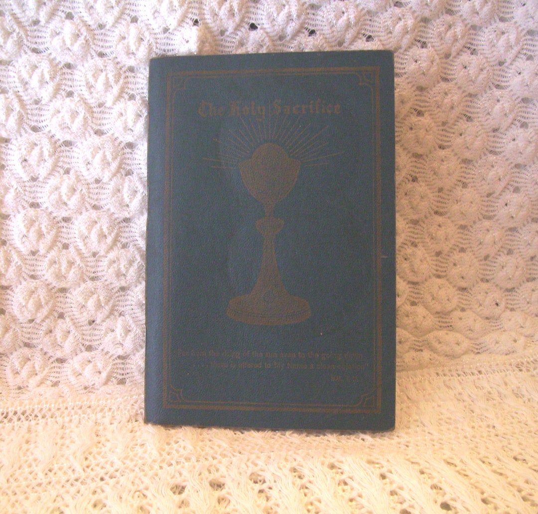 The Holy Sacrifice Catholic Mass Book Father Leo Rowlands 1941 - Etsy