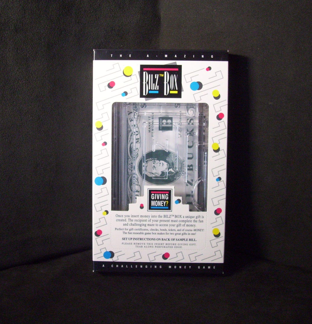 Bilz Box - A Challenging Novelty Puzzle / Maze for Cash Gifts - Etsy