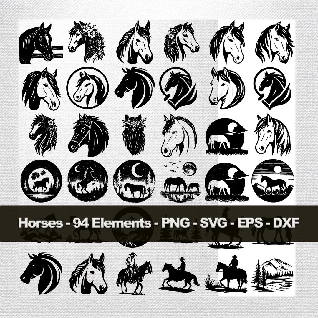 Pferd svg / Pferd svg Dateien, Pferd svg bundle / Pferd svg dateien für ...