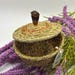Handmade Pine Needle Box With Lid and Twig Handle | Natural Brown and ...