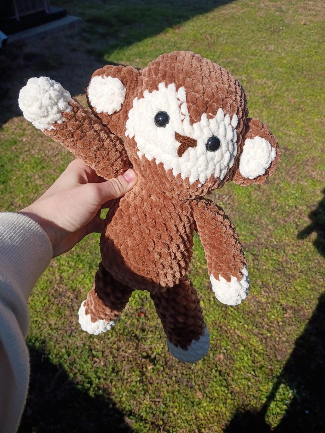 Crochet Handmade Floppy Monkey Plushie - Etsy