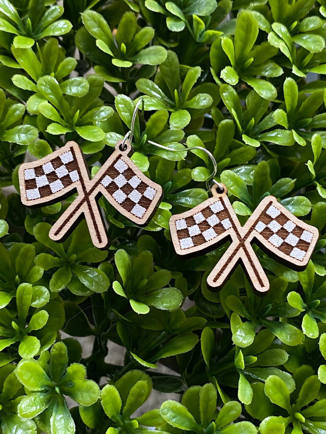 Glowforge Friendly Laser Ready Race Checkered Flag SVG File - Etsy