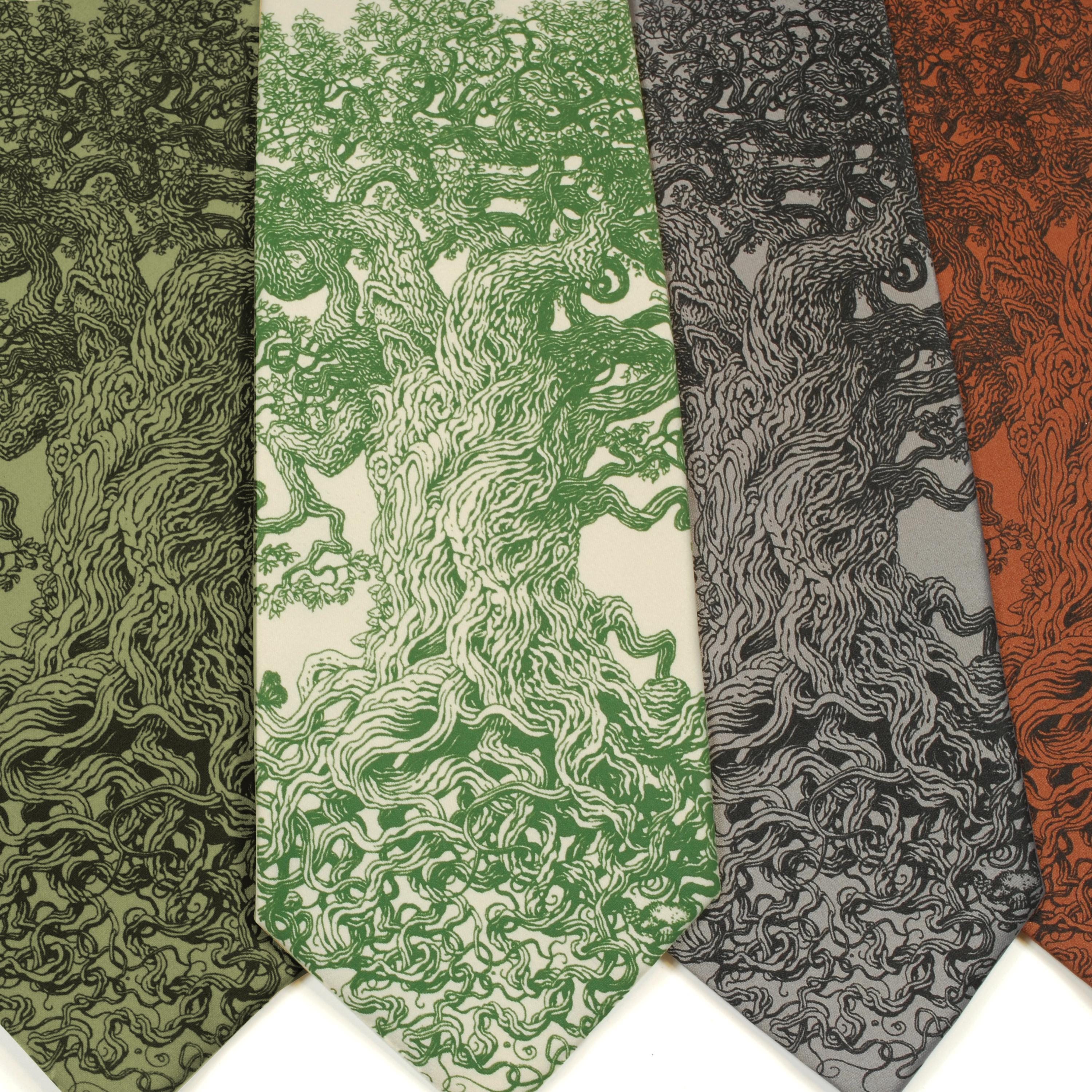 Gnarled Tree Neck Tie - Men's Necktie - Unique Gifts for Men - Tree of ...