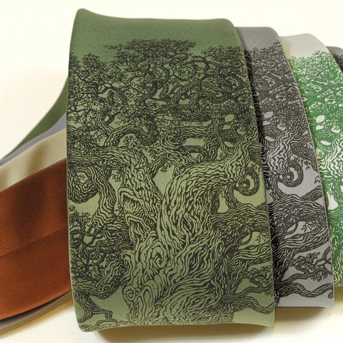 Gnarled Tree Neck Tie - Men's Necktie - Unique Gifts for Men - Tree of ...