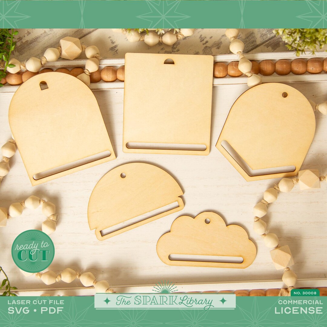 Macrame Car Charm SVG Bundle | Laser Cut Shapes for DIY Craft Kits and ...