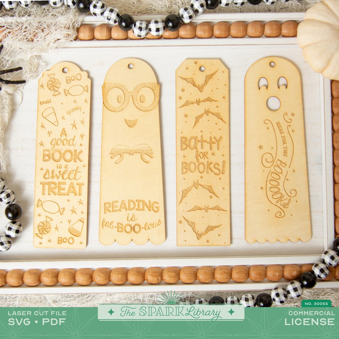 Halloween Bookmark SVG Bundle | Spooky Cute Reading Rewards & DIY Craft ...