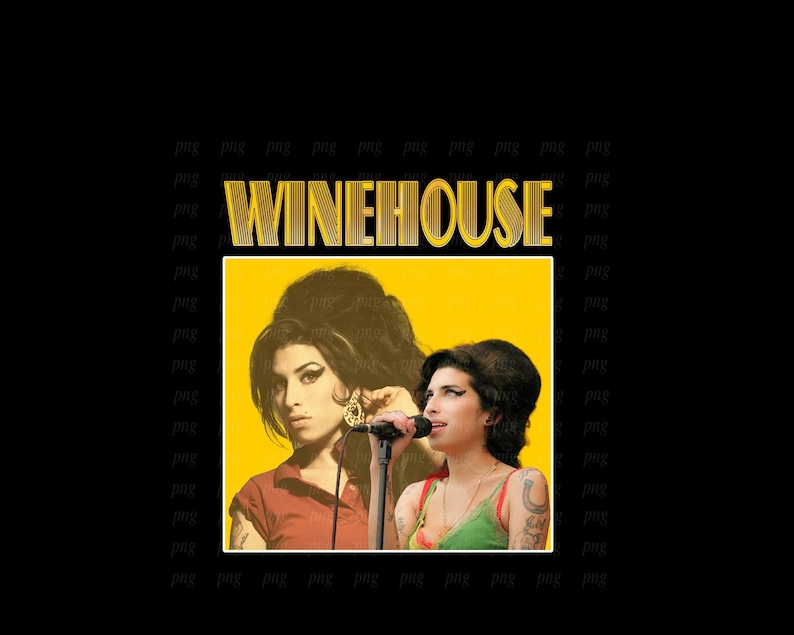 Amy Winehouse Vintage Png, 90s Rap Hip Hop Png Instant Download, File ...