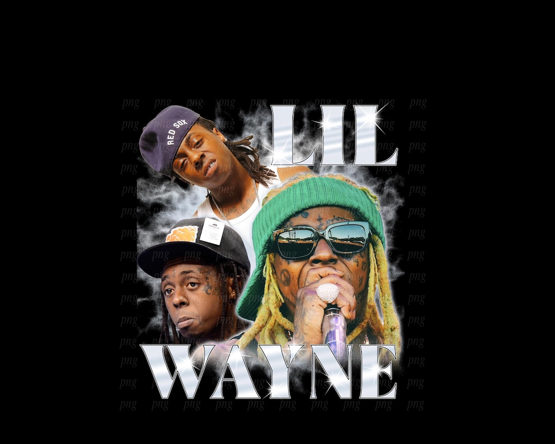 Lil Wayne Png , Ready to Print, Printable Design, Hiphop Artist, 90s ...
