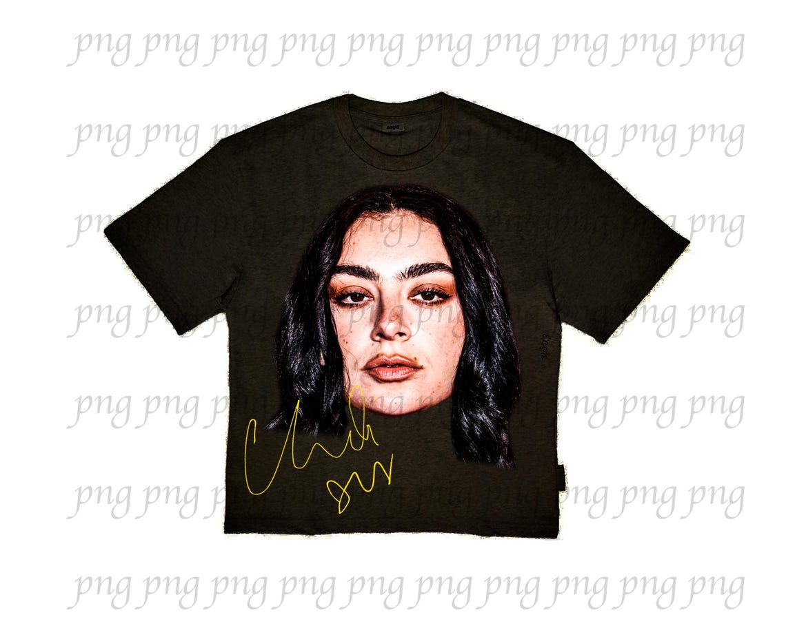 Charli XCX Png , Ready to Print, Printable Design, Hiphop Artist, 90s ...