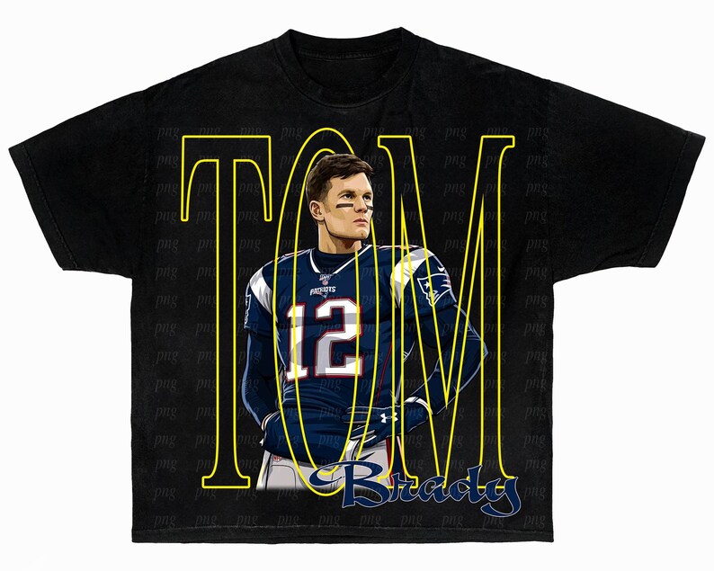 Tom Brady Png , Ready to Print, Printable Design, Hiphop Artist, 90s ...