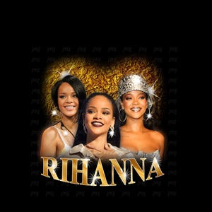 Rihanna Vintage Png, 90s Rap Hip Hop Png Instant Download, File Png ...