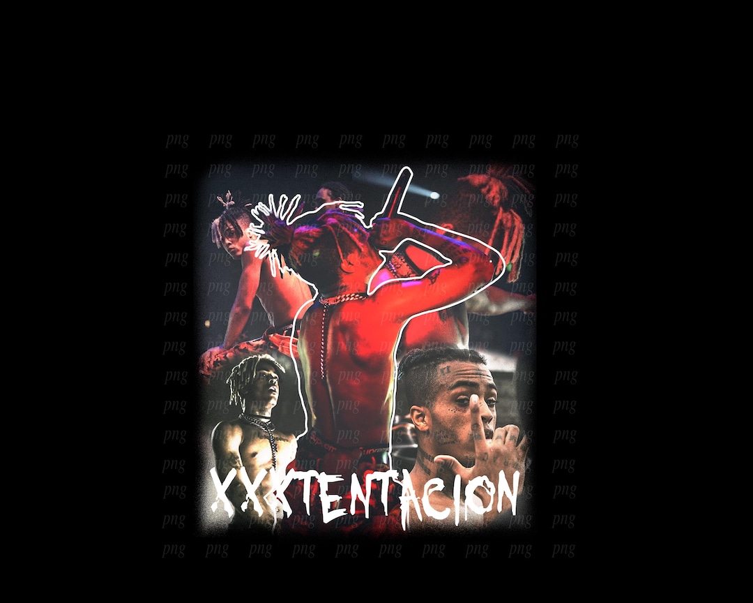 Xxxtentacion Png , Ready to Print, Printable Design, Hiphop Artist, 90s ...