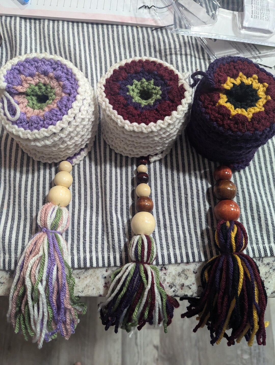 Crocheted Wind Spinners - Etsy
