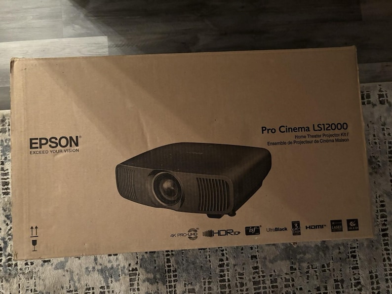Epson Ls12000 Pro Cinema 4k Pro-uhd Laser Projector - Opened Box - Etsy