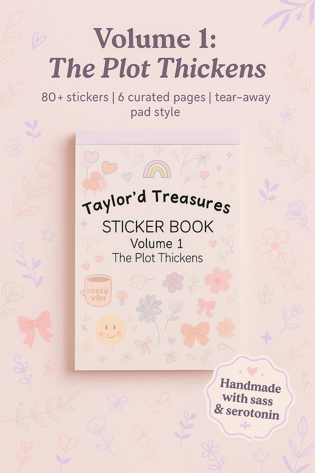 Sticker Book ~ Volume 1- the Plot Thickens | Bookish, Spicy, & Sassy ...