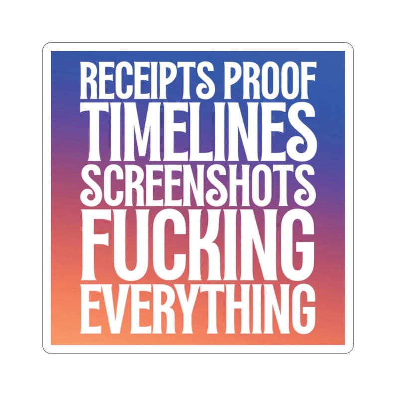 Receipts Proof Timelines Screenshots Sticker, RHOSLC Heather Gay Quotes ...