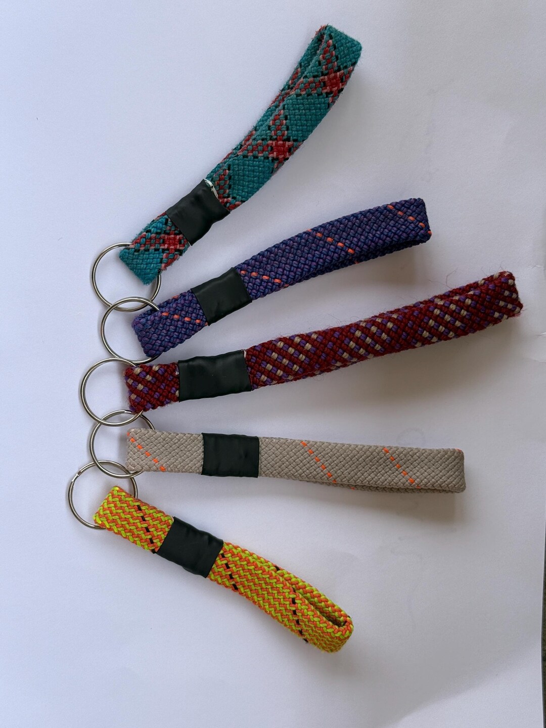 Recycled Climbing Rope Keychain - Handmade, Durable, Long-lasting - Etsy