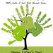 Father’s Day Handprint Tree Craft | "like a Tree You Help Me Grow" Poem ...