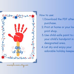 4th of July Popsicle Printable | Patriotic Kids Craft | Independence ...