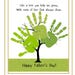 Father’s Day Handprint Tree Craft | "like a Tree You Help Me Grow" Poem ...