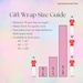 Pink Sea Shells Wrapping Paper Beach Coastal Pattern Gift Wrap Roll for ...