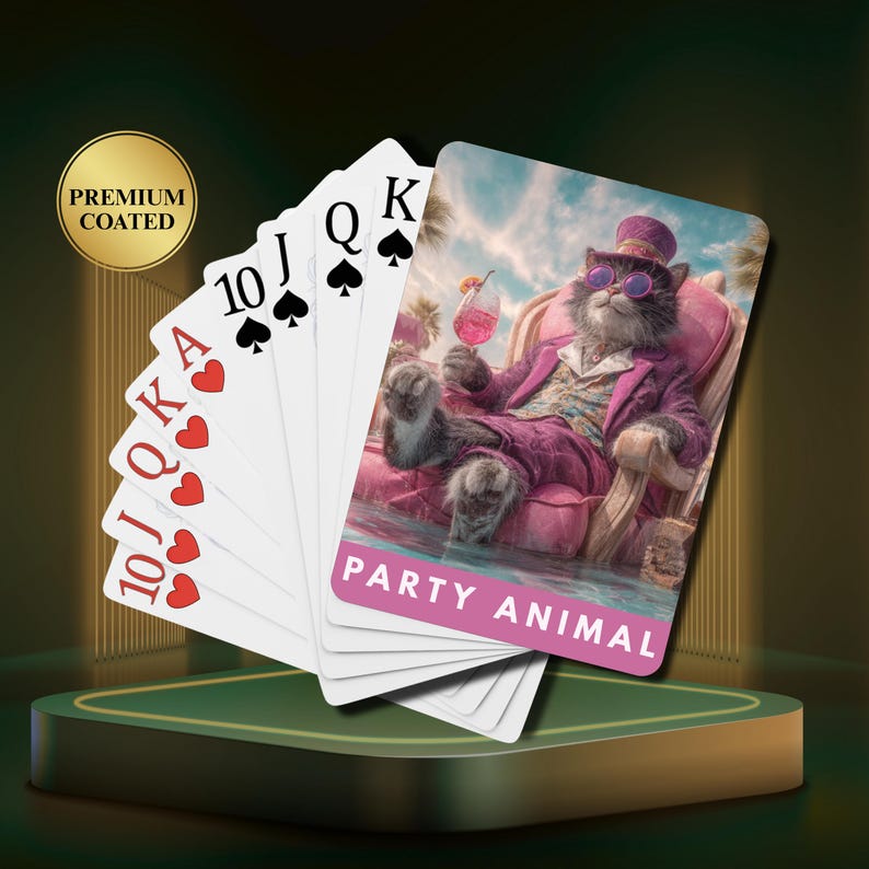 Party Animal Playing Cards, Perfect for Game Night, Unique Gift for ...