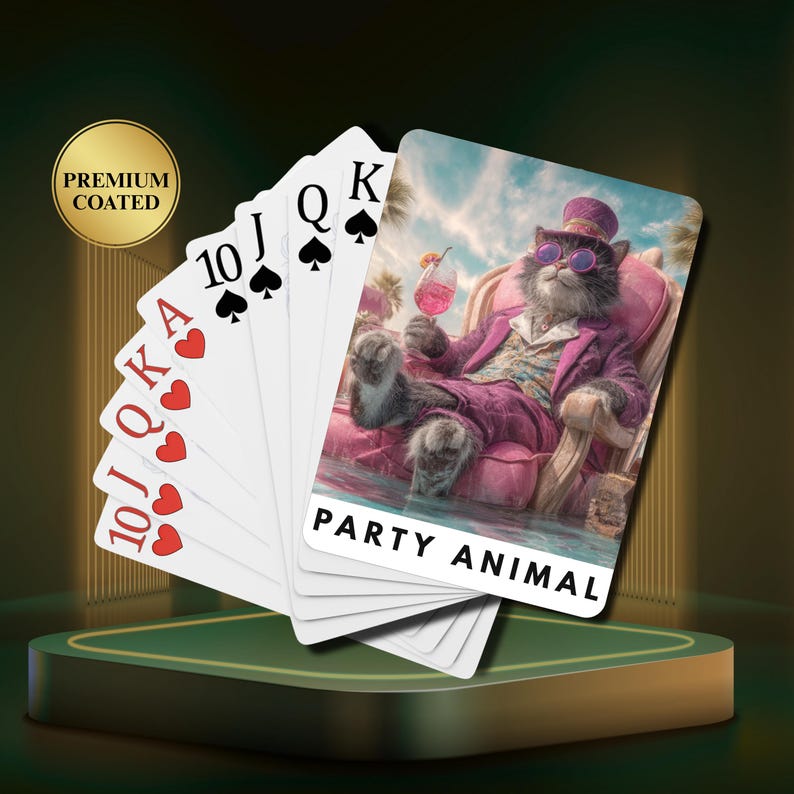 Party Animal Playing Cards, Perfect for Game Night, Unique Gift for ...