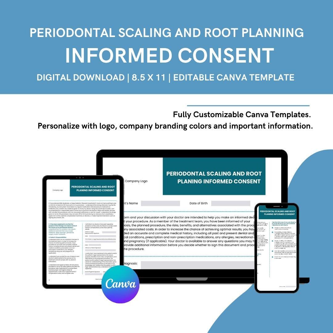 Periodontal Scaling and Root Planning Informed Consent, SRP Dental ...