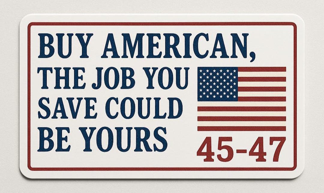 Buy American Sticker – Patriotic USA Decal | Freedom Vinyl | Pro ...