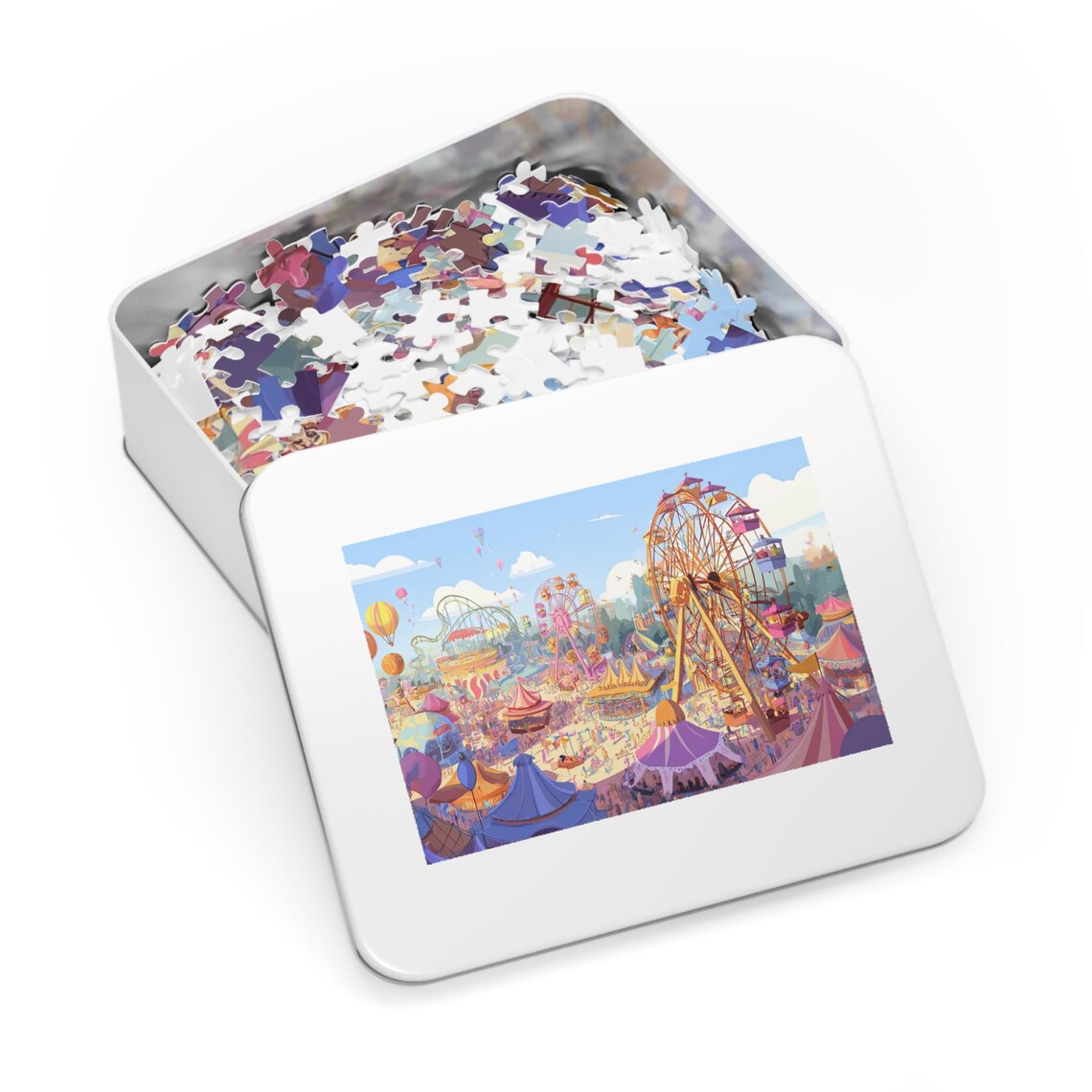 Carnival Magic Jigsaw Puzzle 252 / 500 / 1000 Pieces - Ferris Wheels ...
