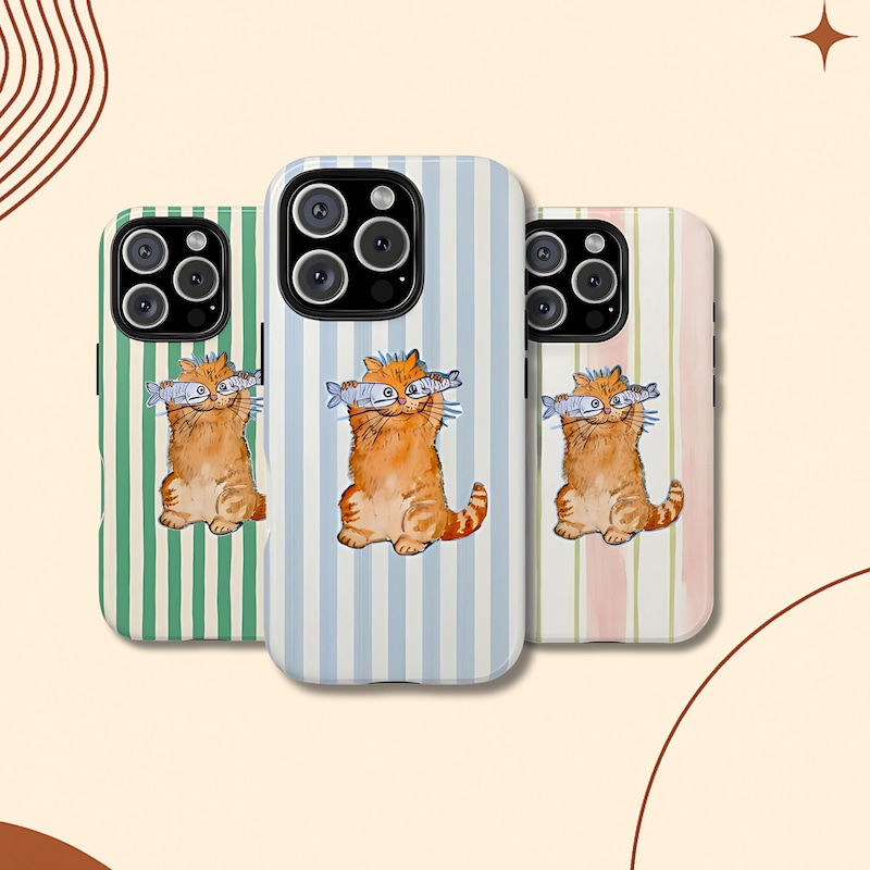 Cute Cat Phone Case - Etsy